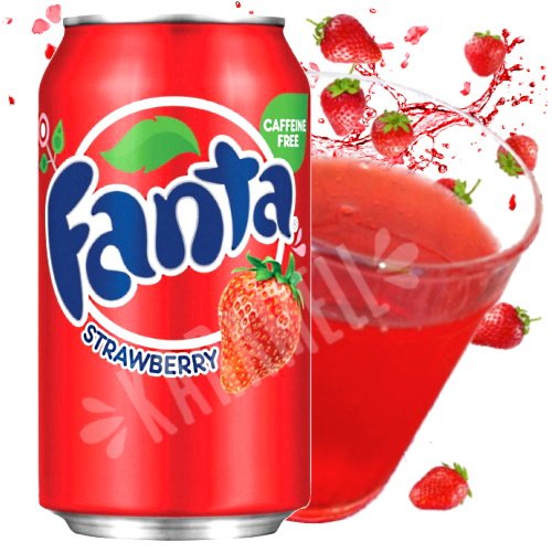 Fanta Strawberry - Refrig. Morango - Importado EUA | Karamell Store