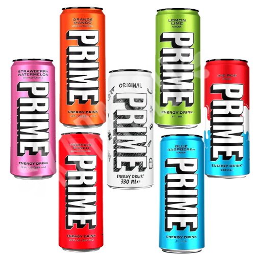 Kit Box Bebida Prime Energy Drink 7 Sabores - Importado Holanda ...