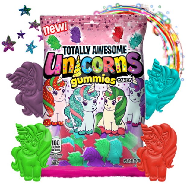 Bala Gelatinosa Unicorns Gummies Candy - The Topps Company - EUA | Karamell Store