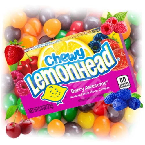 Chewy Lemonhead Berry Awesome - Bala Vários Sabores - México | Karamell ...