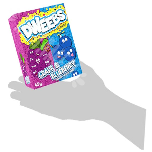 Balas Dweebs Candy Grape & Blueberry Crunchy Sweets - Importado ...