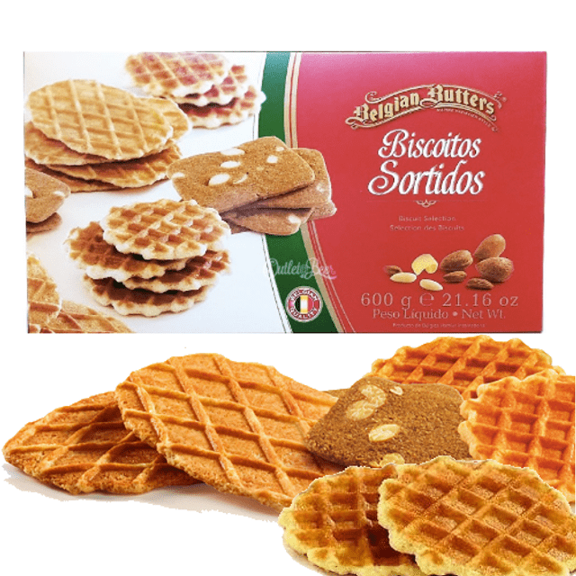 Belgian Butters - Biscoitos Amanteigados Com Avelãs | Karamell Store