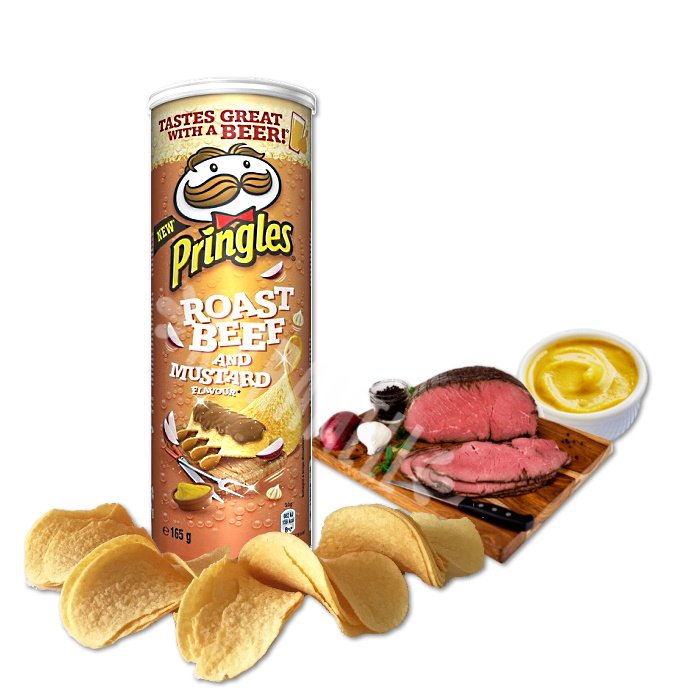 Batata Pringles Roast Beef & Mustard - Importado EUA | Karamell Store