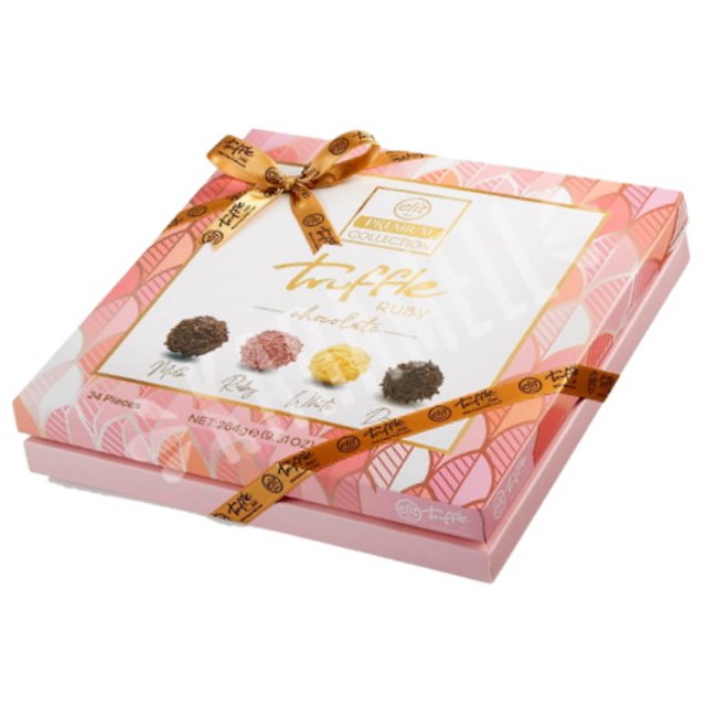 Trufas Premium Collection Truffle Ruby Chocolate - Elit - Turquia | Karamell Store