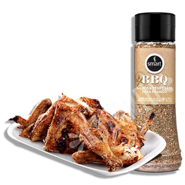 Sal Rosa Temperado para Frango 420g - BBQ - Smart | Karamell Store