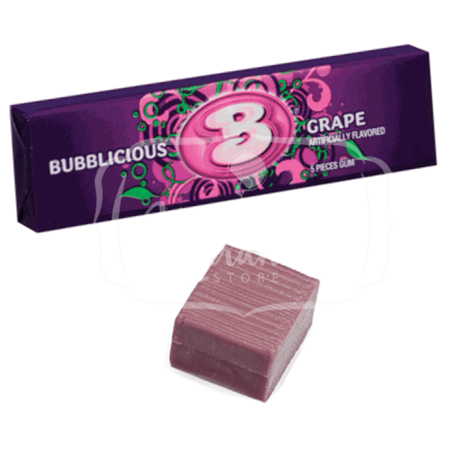 Bubblicious Grape Bubble Gum - Chicletes de Uva - EUA | Karamell Store