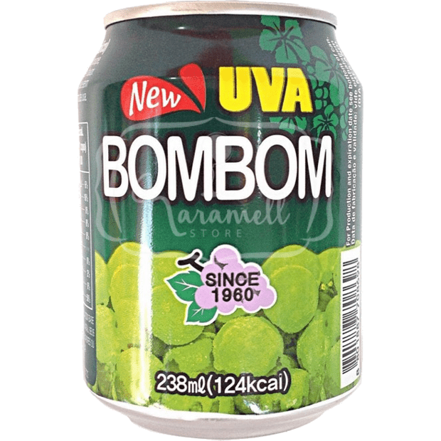 BomBom Uva Verde - Suco de Uva Com Pedaços da Fruta - Importado Coreia ...
