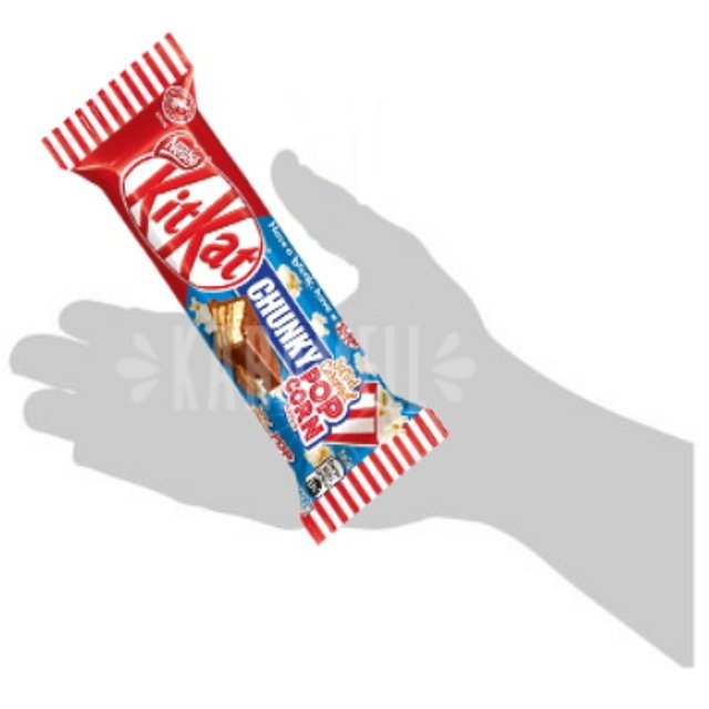 Kit Kat Chunky Pop Corn Salted Caramel - Chocolate Nestle - EUA ...