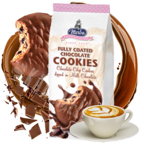 Cookies Fully Coated Chocolate Chips Merba - Importado Holanda ...