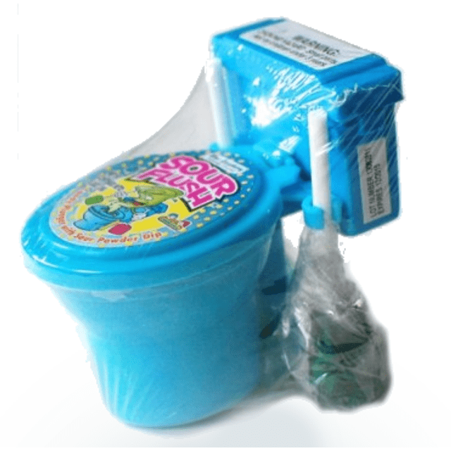 Sour Flush Toilet Bowl Blue Raspberry Pirulitos Pó Ácido Importado EUA ...