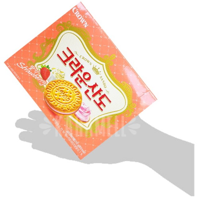 Biscoito Crown Sando Strawberry - Importado Coreia | Karamell Store