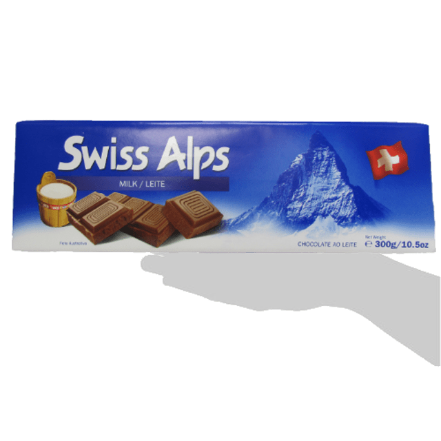 Swiss Alps Milk - Chocolate ao Leite - Importado da Suíça - 300g ...
