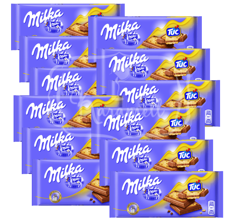 Milka Milka Tuc 87g - ATACADO 12 Chocolates - Importado Hungria ...