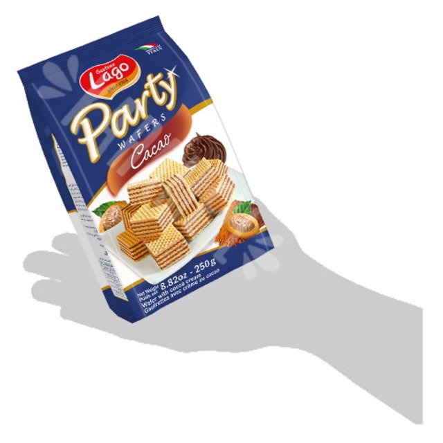 Wafers Party Cacao - Gastone Lago - Importado Itália | Karamell Store