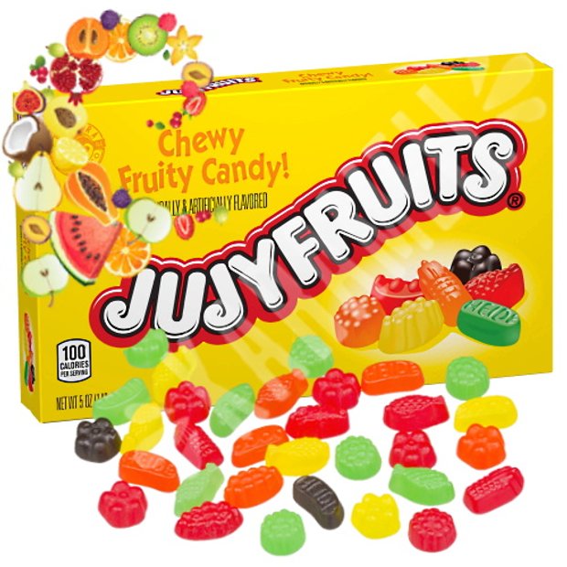 Balas Chewy Jujyfruits Candy - Ferrara Candy - Importado EUA | Karamell ...