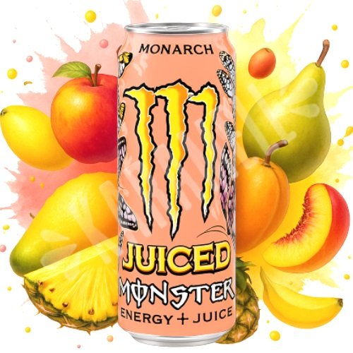 Bebida Monster Energy & Juice Edição Monarch - Irlanda | Karamell Store