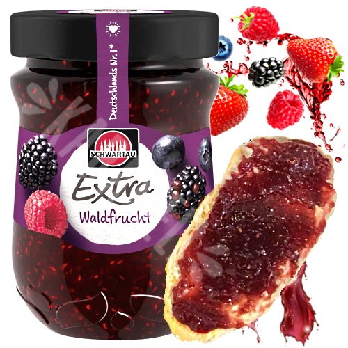 Geleia Frutas Vermelhas Schwartau Extra Waldfrucht - Alemanha ...