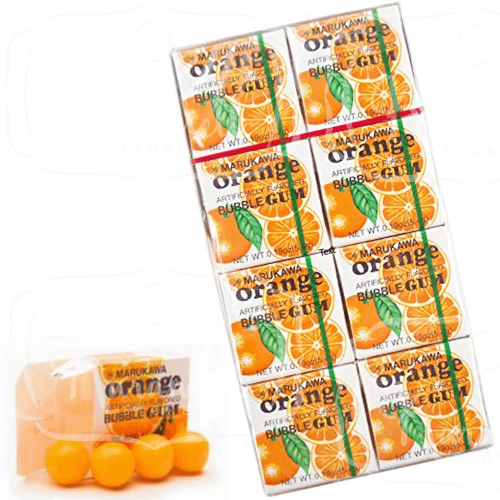 Marukawa Fusen Gum Orange - Chiclete deLaranja Japan | Karamell Store