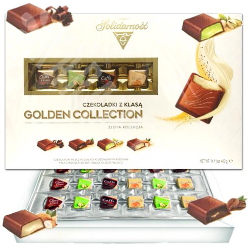 Bombons Chocolate Solidarnosc Golden Collection - Importado Polônia ...