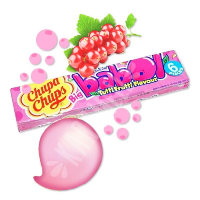 Chiclete Babol Tutti Frutti Flavour - Chupa Chups - Holanda | Karamell ...