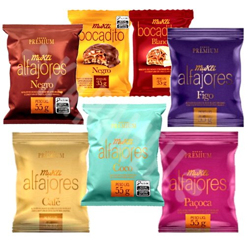 Kit Box 7 Itens Mukli - Alfajores & Bocaditos | Karamell Store