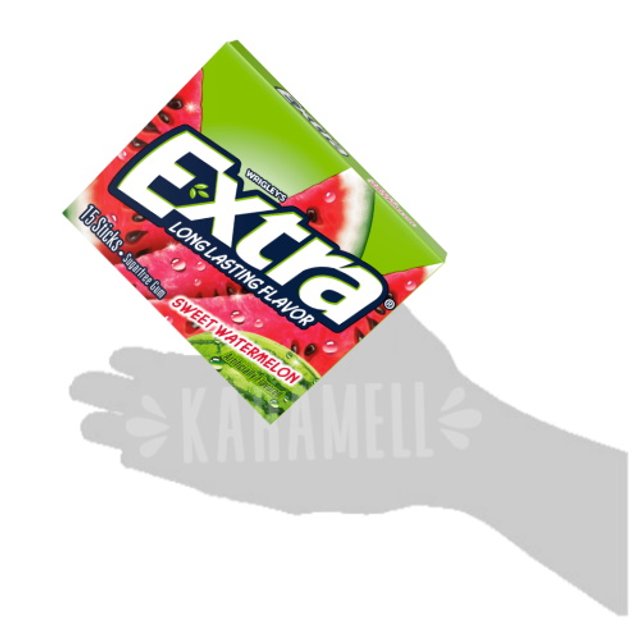 Chiclete Extra Long Lasting Sweet Watermelon - Wrigley's - EUA ...