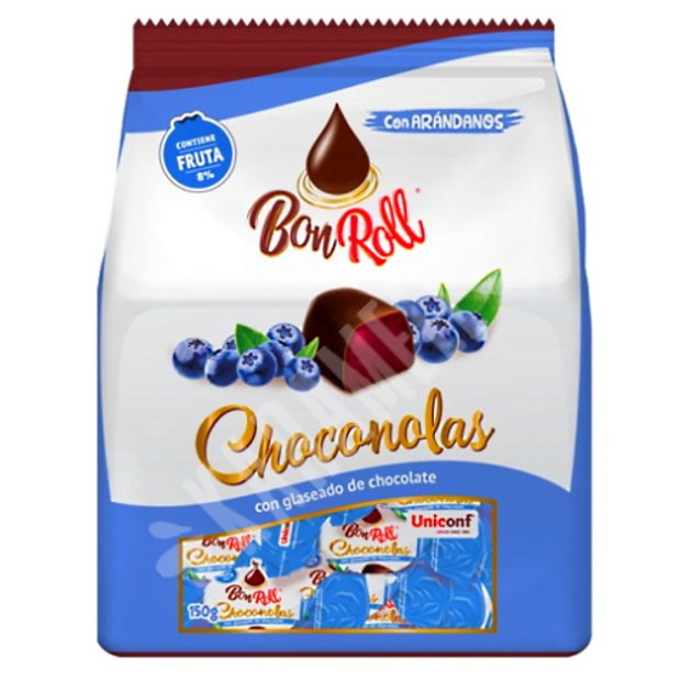Chocolate Bon Roll Choconolas Mirtilo - Uniconf - Espanha | Karamell Store