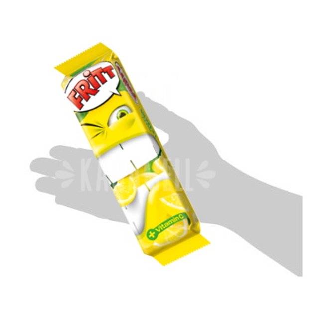 Bala Mastigável Lemon Chewy Candy - Fritt - Importado Polônia ...