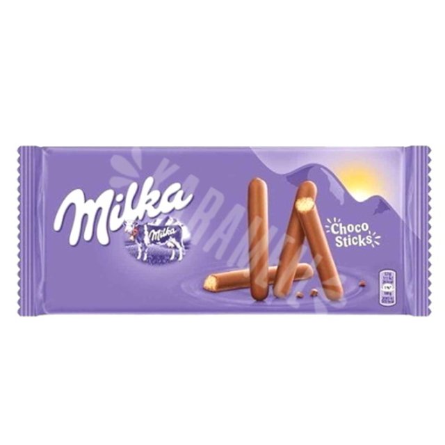 Milka Choco Sticks - Biscoitos Cobertura Chocolate - Importado Polônia ...