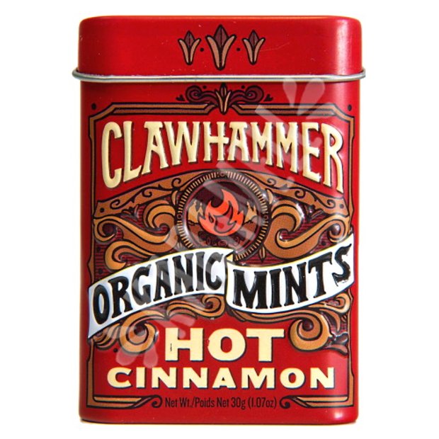 Balas Clawhammer Organic Mints - Hot Cinnamon - Importado Canadá ...