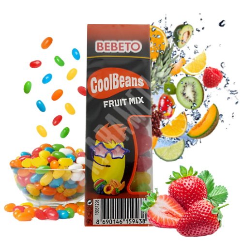 Bala de Goma Coolbeans Fruit Mix - Bebeto - Importado Turquia ...