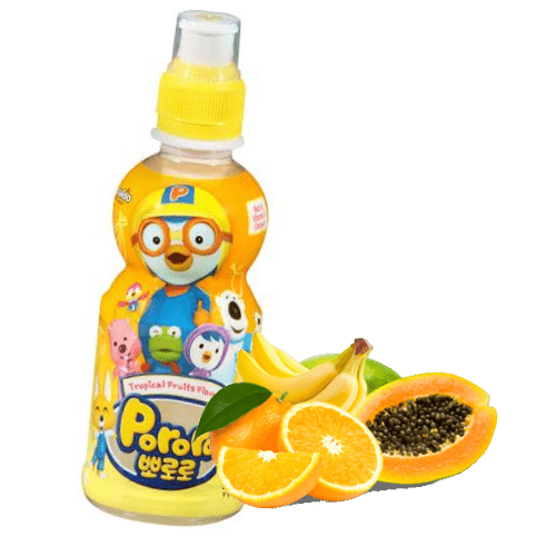 Pororo Tropical Fruit Drink - Bebida Sabor Frutas Tropicais - Importado ...