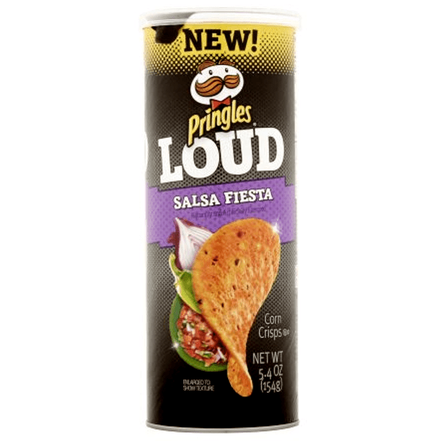 Pringles Loud Salsa Fiesta - Cebola, Jalapeño e Tomate - Importado ...