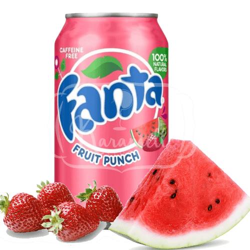 Fanta Fruit Punch - Refrigerante Morango & Melancia | Karamell Store