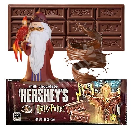 Chocolate Hershey's Harry Potter - Dumbledore - Importado EUA ...