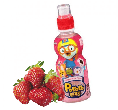 Pororo Strawberry Drink - Bebida Sabor Morango - Importado da Coreia ...