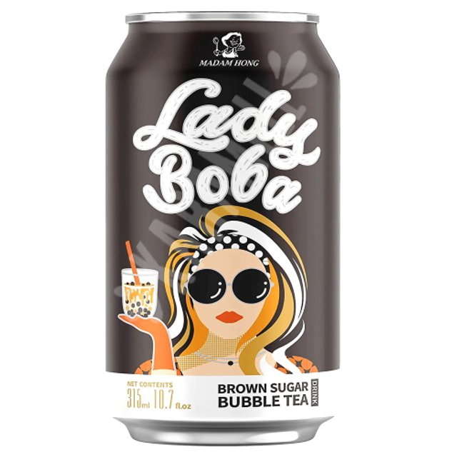 Bebida Brown Sugar Bubble Tea Lady Boba - Importado | Karamell Store