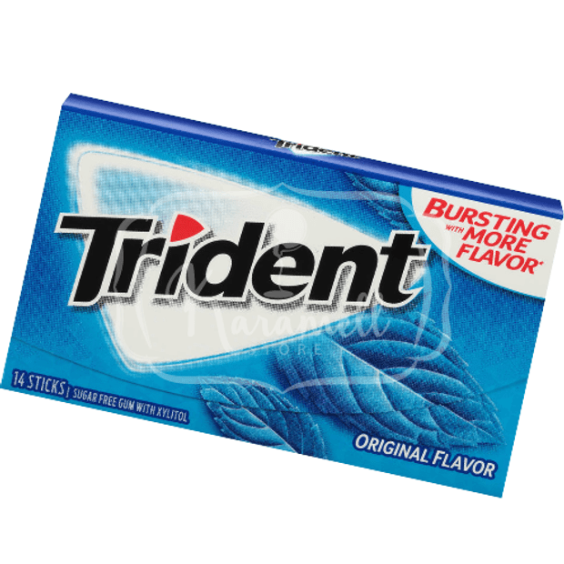 Trident Original Flavor - Chicletes Importados EUA - Sugar Free ...