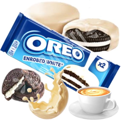 Enrobed White Oreo Biscoito - Importado Holanda | Karamell Store