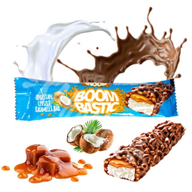 Chocolate Boombastic Recheio Coco Caramelo - Importado Turquia ...
