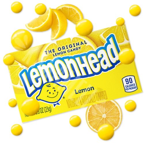The Original Lemonhead Lemon - Bala Mastigável sabor Limão - México ...