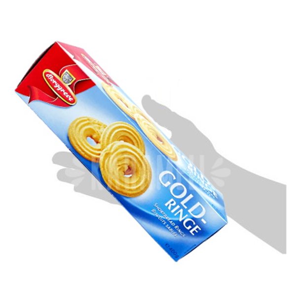 Biscoito Gold Ringe Shortbread Cookie - Borggreve - Importado Alemanha ...