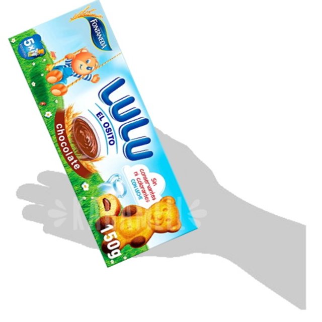 Lulu El Osito Biscoito Recheio Chocolate - Fontaneda - Espanha ...