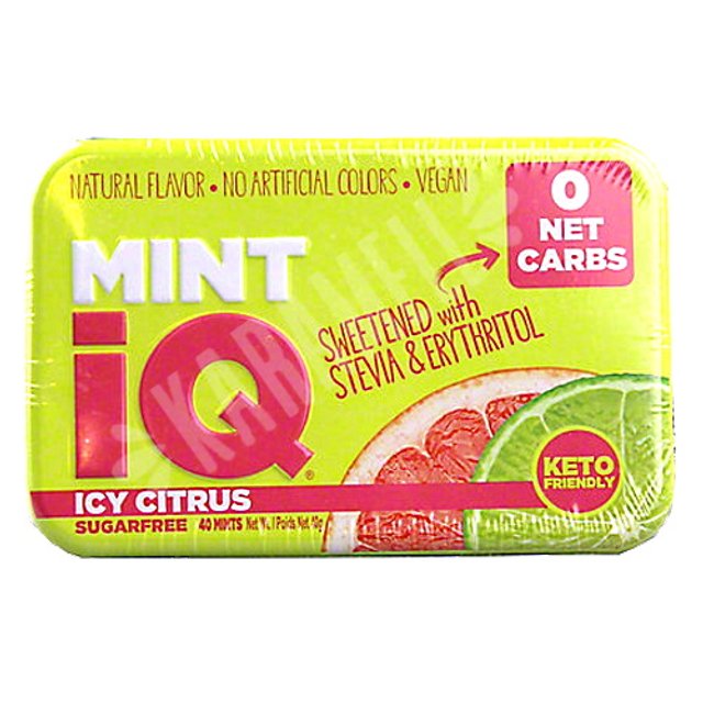 Balas Mint IQ Icy Citrus - Importado Canadá | Karamell Store