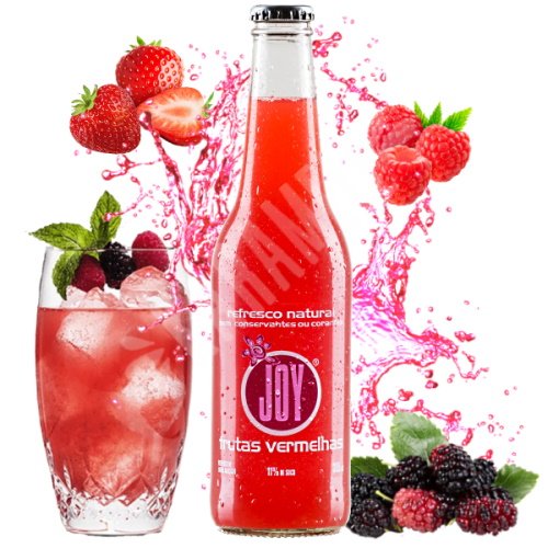 Refresco Natural Premium Suco Frutas Vermelhas - Joy | Karamell Store