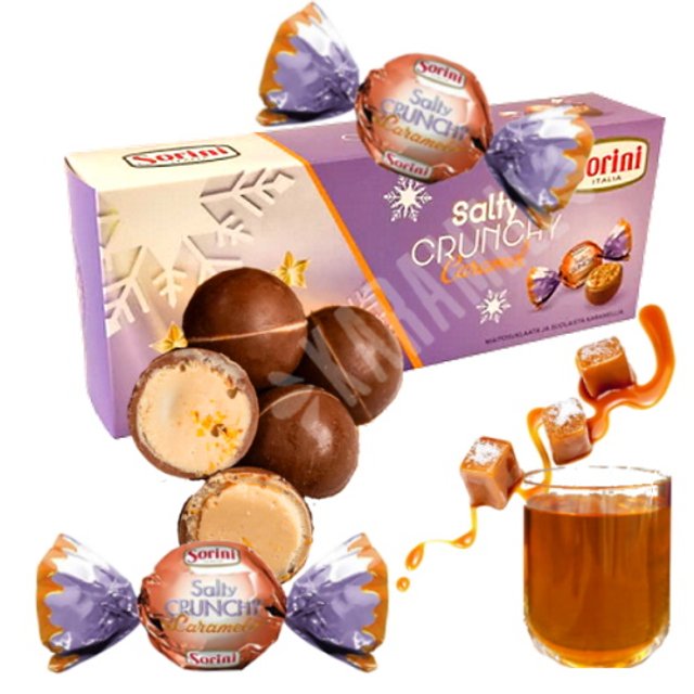 Bombons Salty Crunchy Caramel - Sorini - Importado Itália | Karamell Store