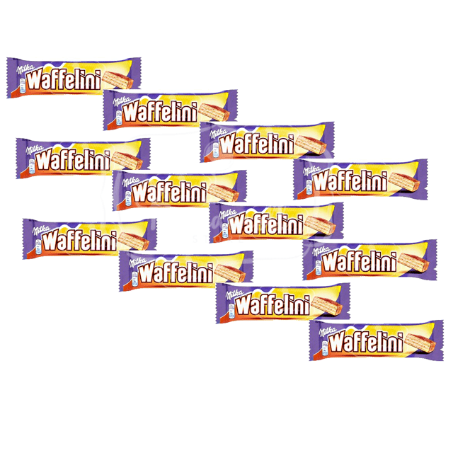 Milka Milka Waffelini 31g - ATACADO 12 Chocolates - Importado Áustria ...