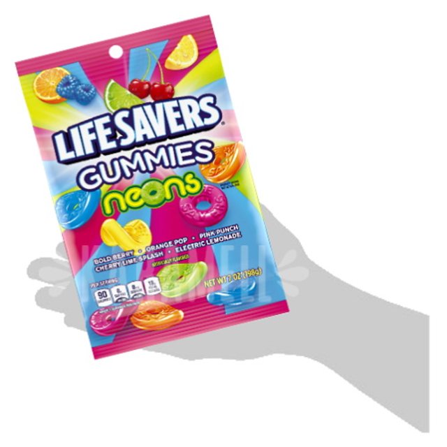 Gummies Neons Life Savers - Balas Frutadas Coloridas - EUA | Karamell Store