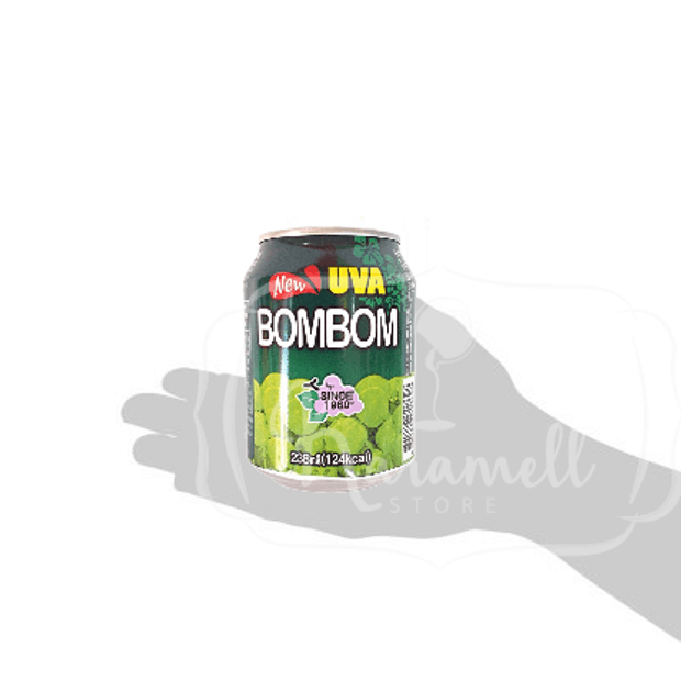 BomBom Uva Verde - Suco de Uva Com Pedaços da Fruta - Importado Coreia ...
