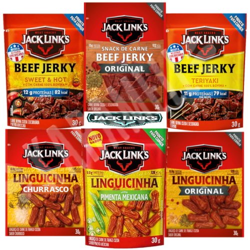 Kit Box 6 Snacks Melhores Sabores Jack Link's | Karamell Store